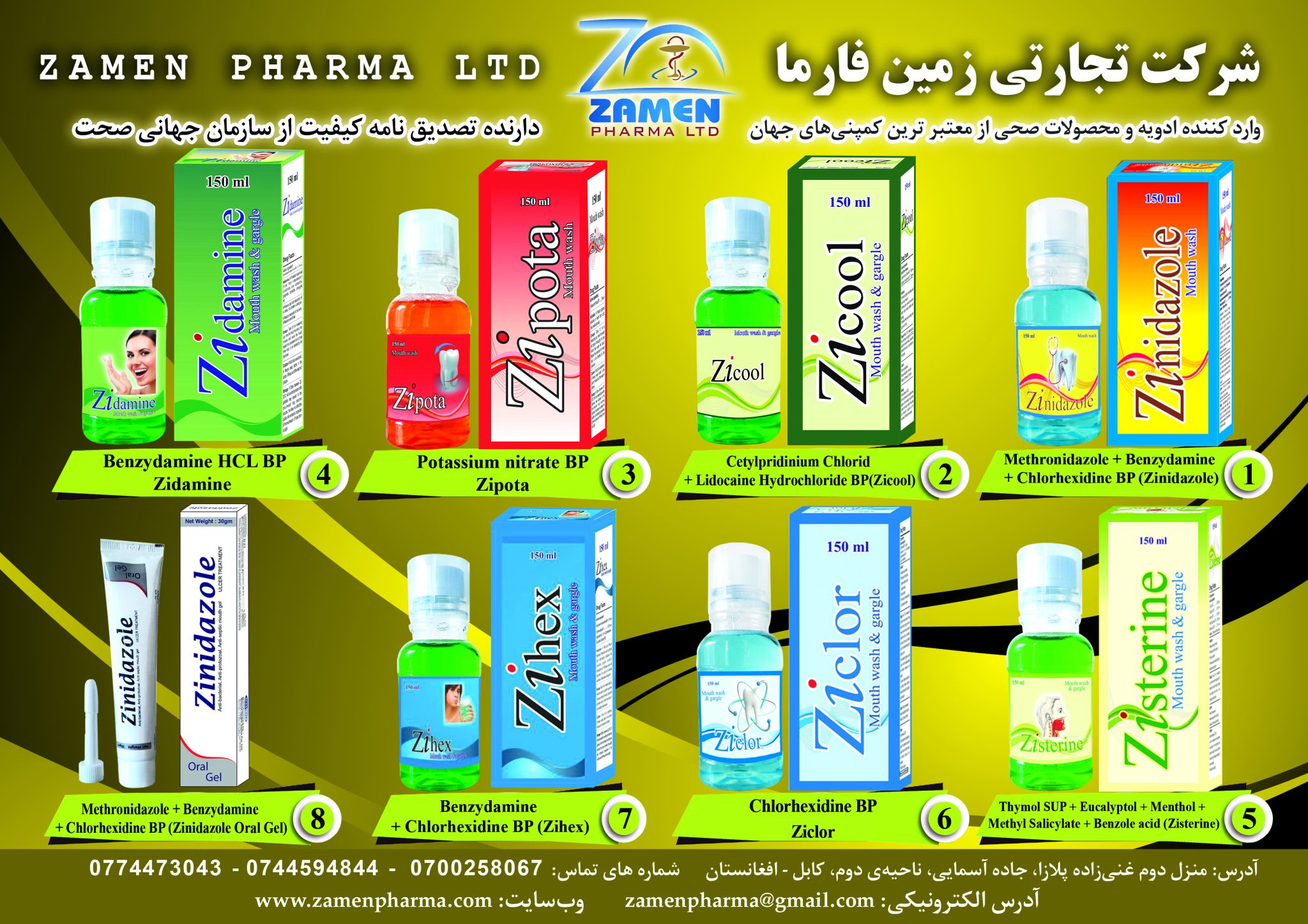 Zamen Pharma LTD – Helping to improve the health level of the society